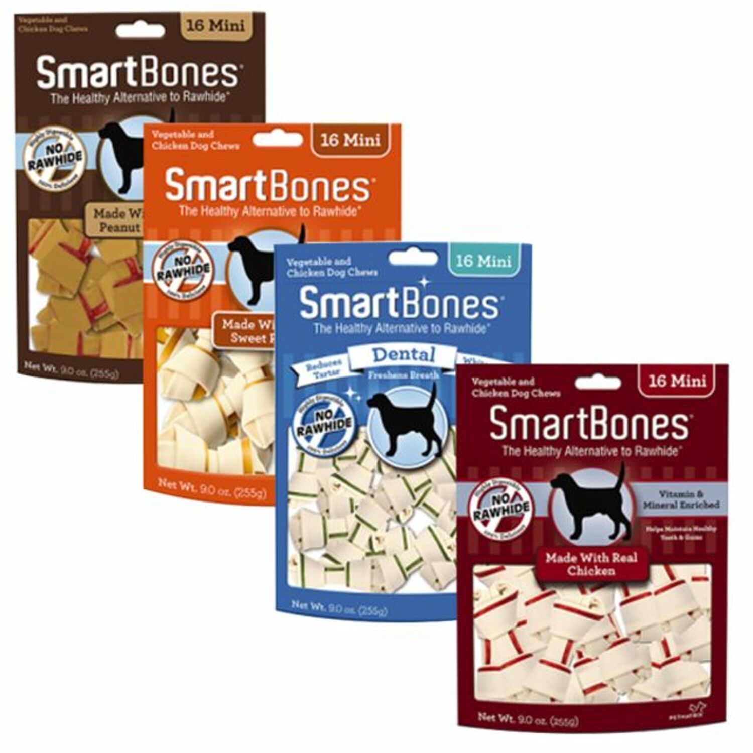 1300k 더키코 스마트본 덴탈 고구마 치킨 피넛 4종 16p강아지껌 | 백화점을 클릭하다. AK 몰